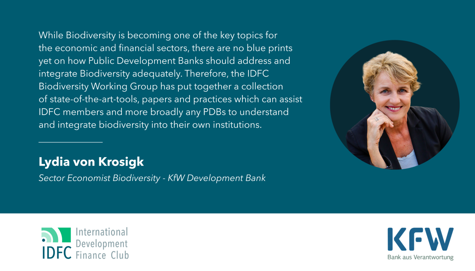 IDFC is launching its online Webinars on Integrating Biodiversity into ...